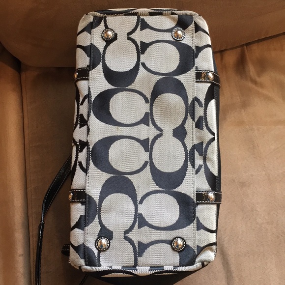 Coach | Bags | Coach Signature Logo Doctor Barrel Bag | Poshmark